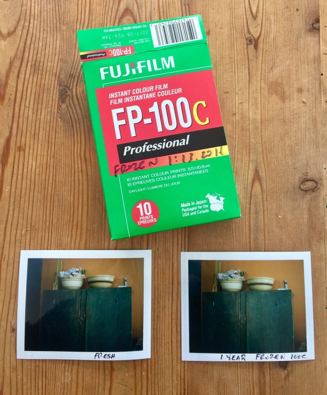 Freezing Fuji FP 100C – One Year Later – Figital Revolution